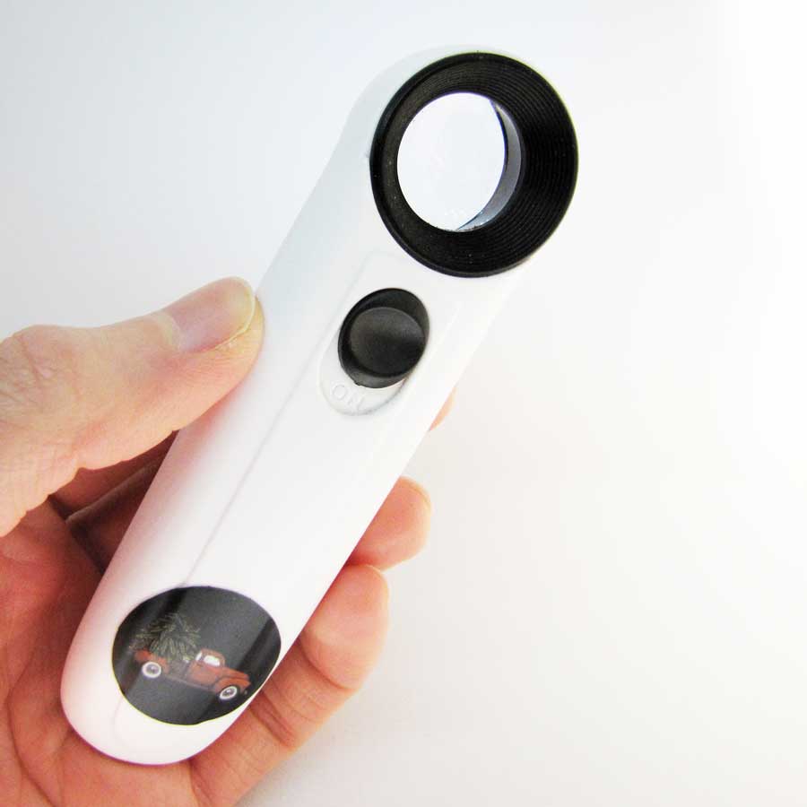 40X Glass Magnifier Jewelry Loop with LED Light – Vermont Select